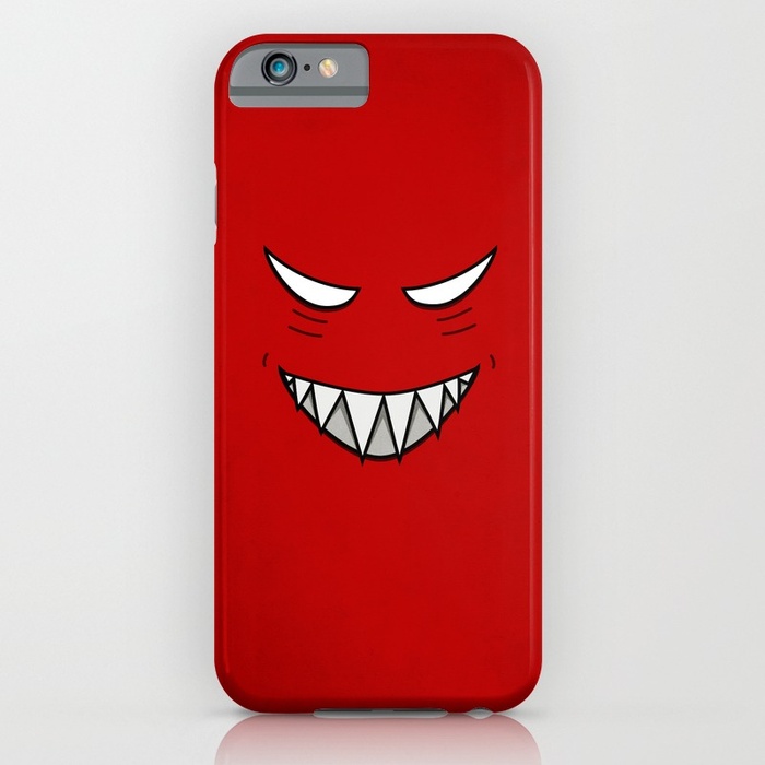 Evil Grin iPhone case / Society6 – Cute Strange Creatures