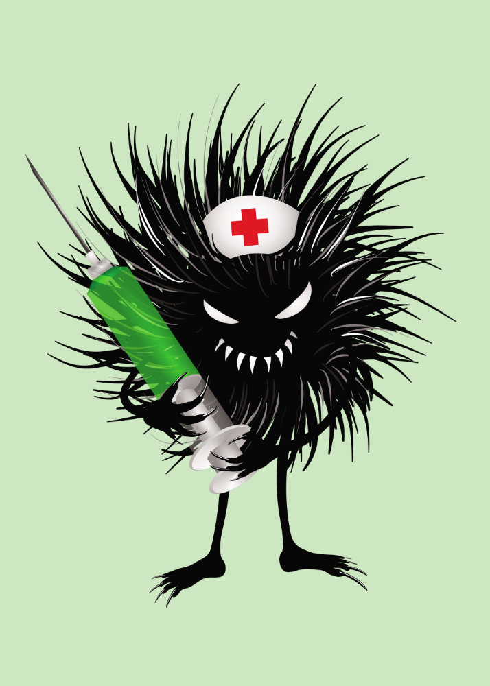 Evil Bug Nurse Character Art – Cute Strange Creatures