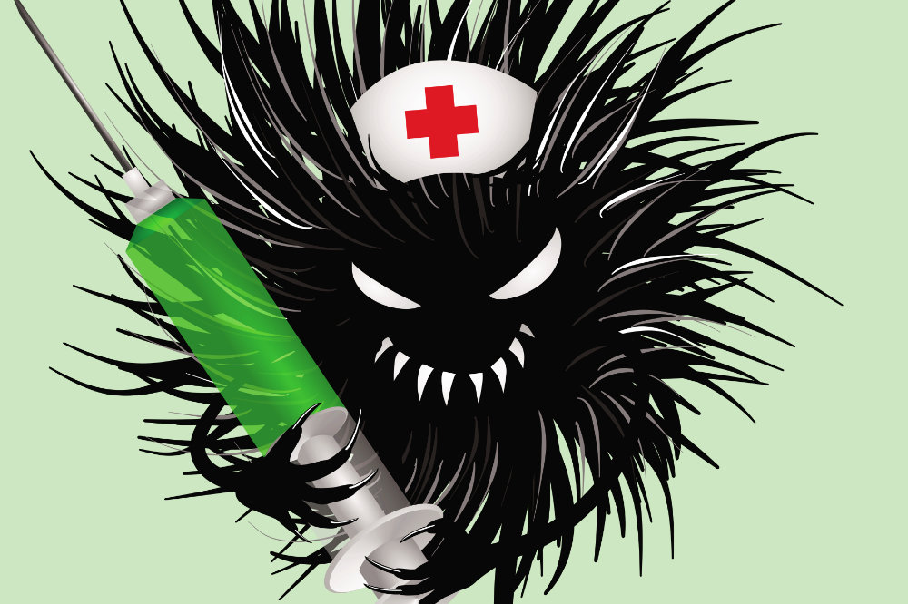 Evil Bug Nurse Character Art – Cute Strange Creatures